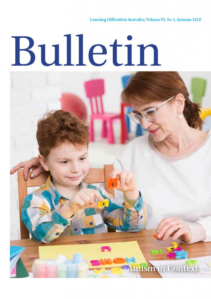 Bulletin | Volume 50 | No 1, Autumn 2018 - Learning Difficulties ...